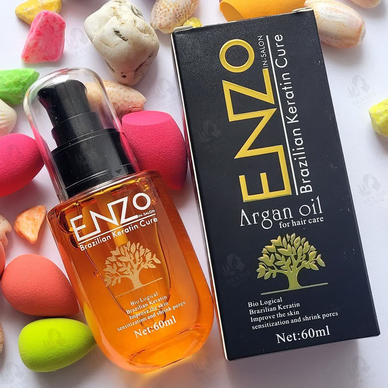 روغن آرگان و کراتین مو انزو Enzo